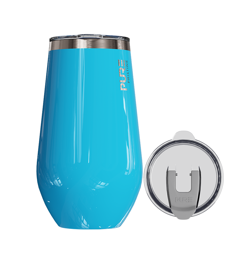 Halfsies 16oz Antimicrobial Stemless Wine Tumbler - Topaz – PURE Drinkware
